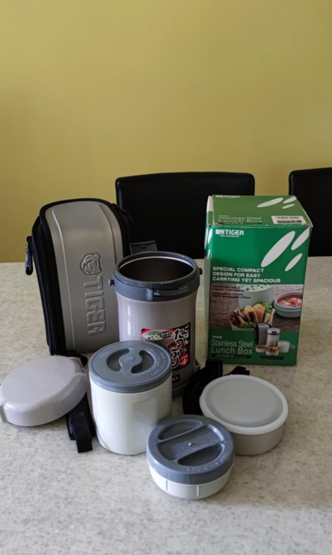 Tiger Stainless Steel Lunch Box LWU-B200, Furniture & Home Living ...