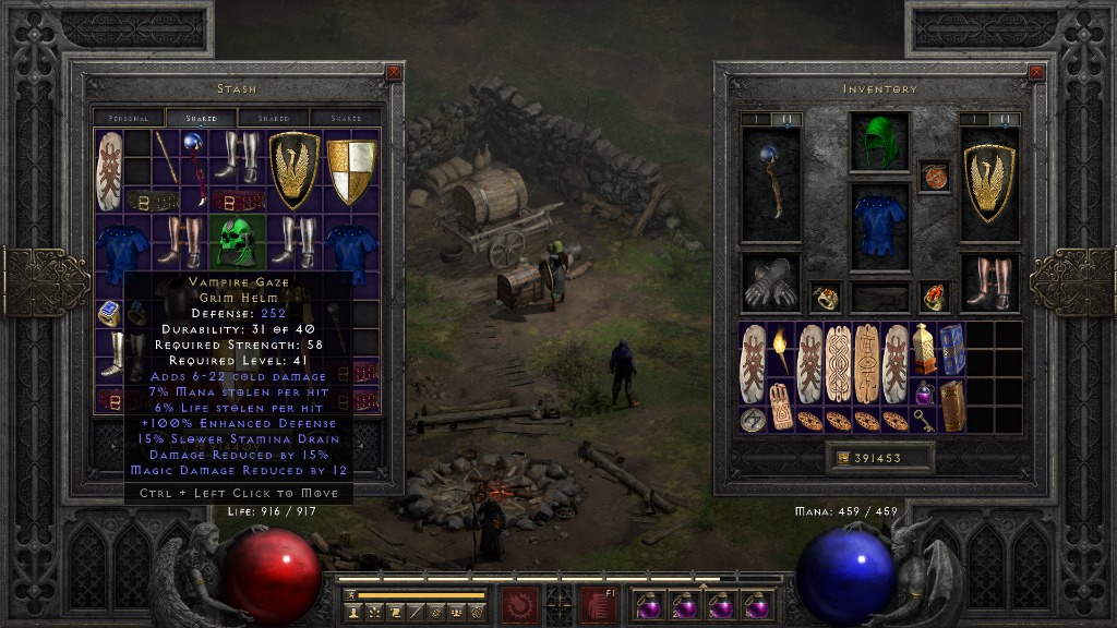 Vampire Gaze: Diablo 2 Resurrected, Video Gaming, Gaming Accessories ...