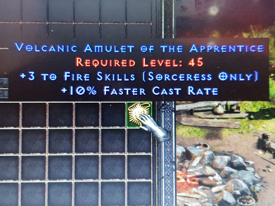 Volcanic Amulet Of The Apprentice Diablo 2 Resurrected D2R (PC/PS4/PS5 ...