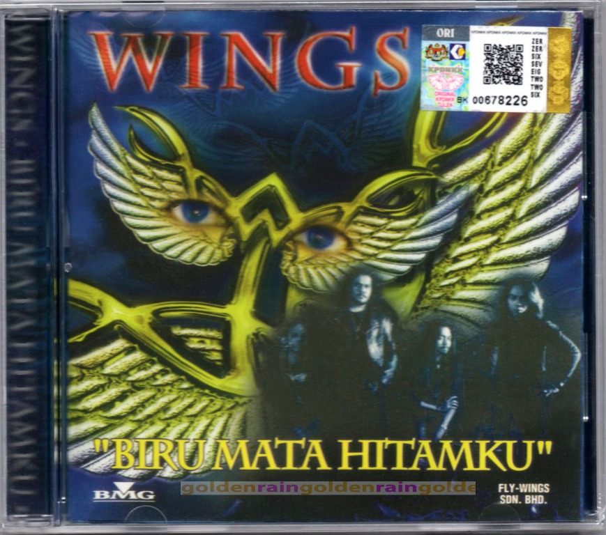 WINGS (Awie) - Biru Mata Hitamku 1996 FLY-WINGS / SONY MUSIC ORIGINAL ...