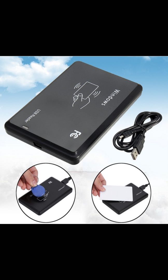 125Khz USB RFID Contactless Proximity Sensor Smart ID Card Reader ...