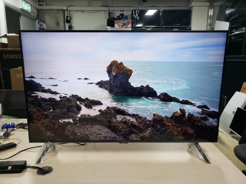 全新 Brand new Samsung 65吋 65inch UA65 TU8000 4k smart TV, 家庭電器, 電視 & 其他 ...