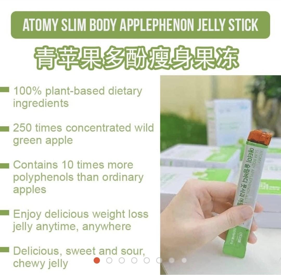 [READY STOCK IN SG] Atomy Slim Body Applephenon Jelly Stick, Health ...