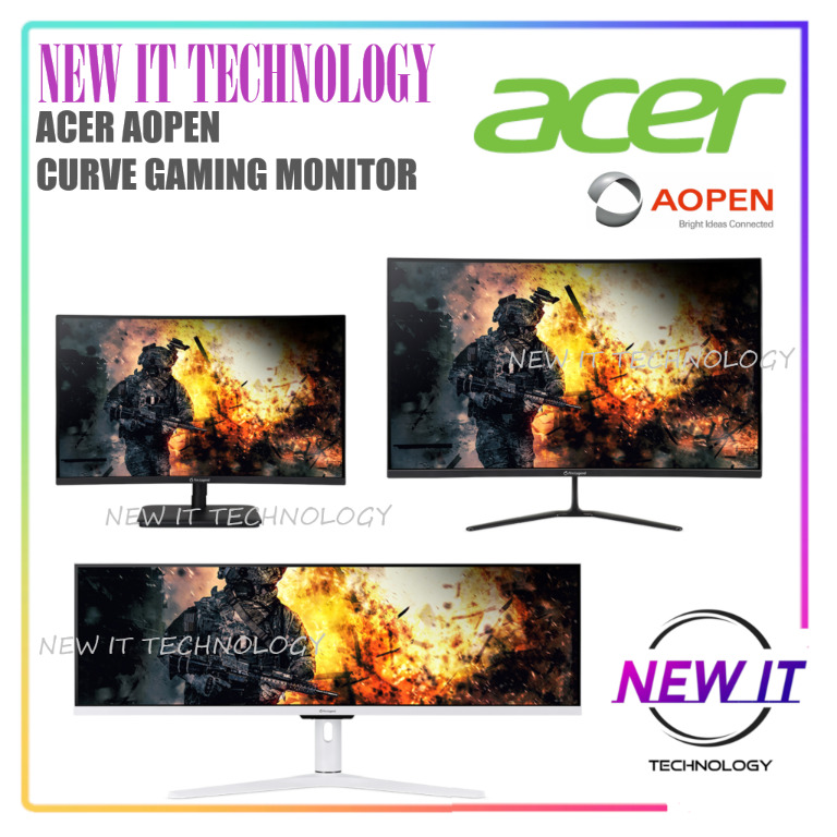 Acer Aopen 27HC5RP 27" 144HZ | 32HC5QRP 32" 165HZ | 43XV1CP 44" 120HZ ...