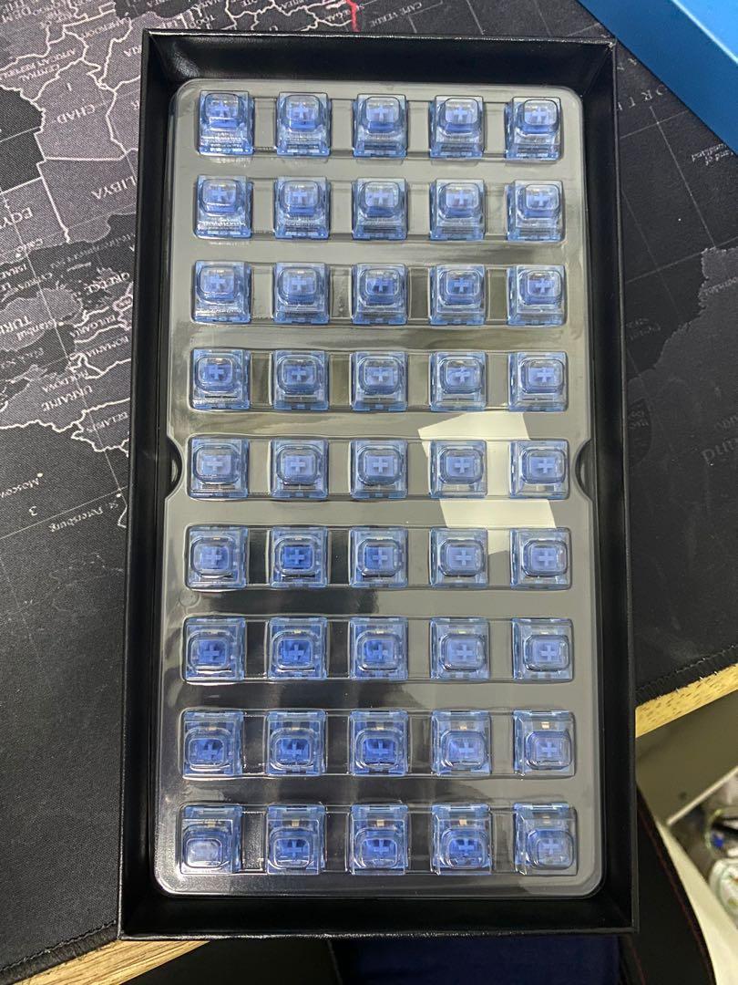 Akko tactile switches (Blue and Lavender), Computers & Tech, Parts ...