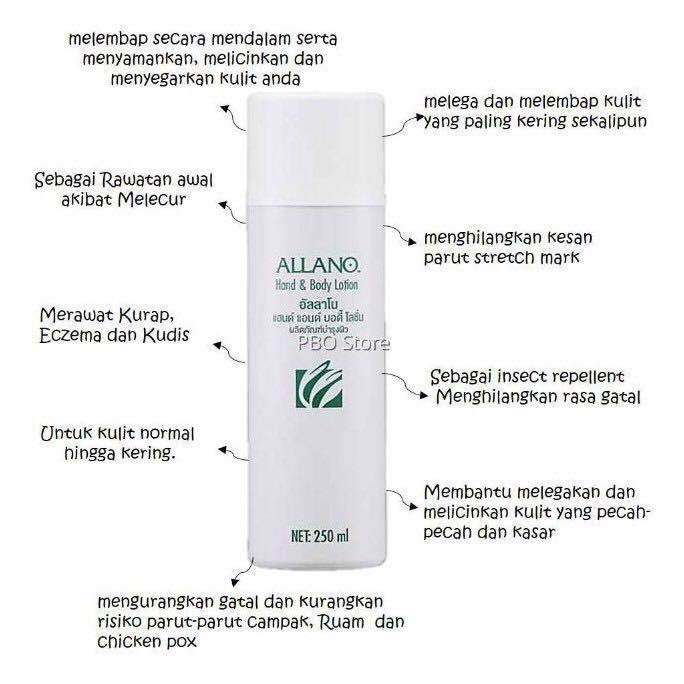 ALLANO- HAND & BODY LOTION [250ml], Beauty & Personal Care, Bath & Body ...