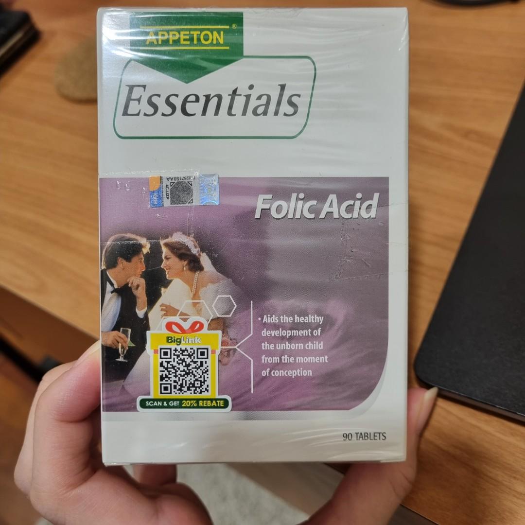 Appeton Essentials Folic Acid (2 new boxes), Babies & Kids, Going Out ...