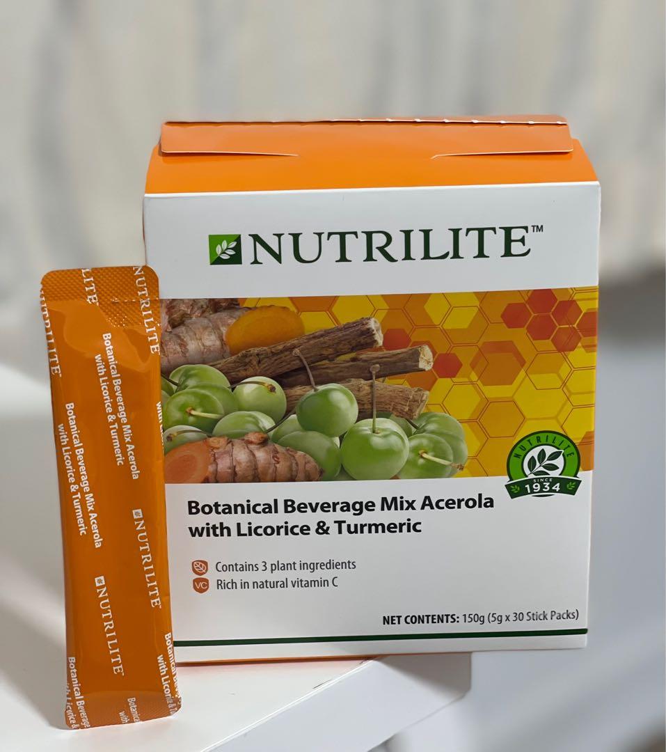 Botanical Beverage Mix Acerola with Licorice & Turmeric, Health ...