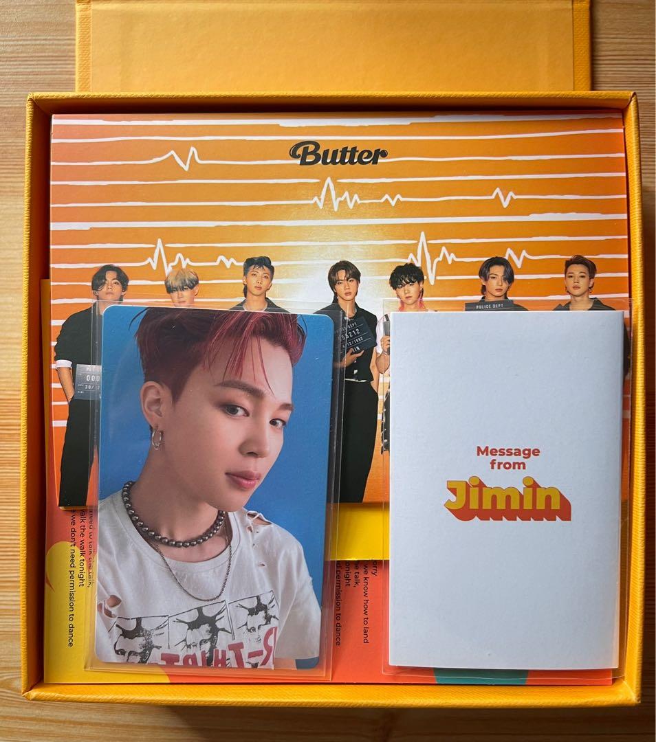 BTS BUTTER ALBUM - PEACHES & CREAM (w/ Jimin cream and group peaches photocard), Hobbies & Toys ...