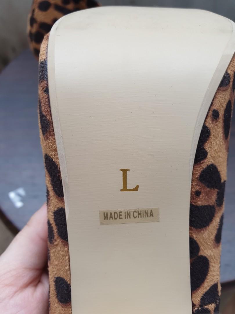 Cheetah platform, Women's Fashion, Footwear, Heels on Carousell