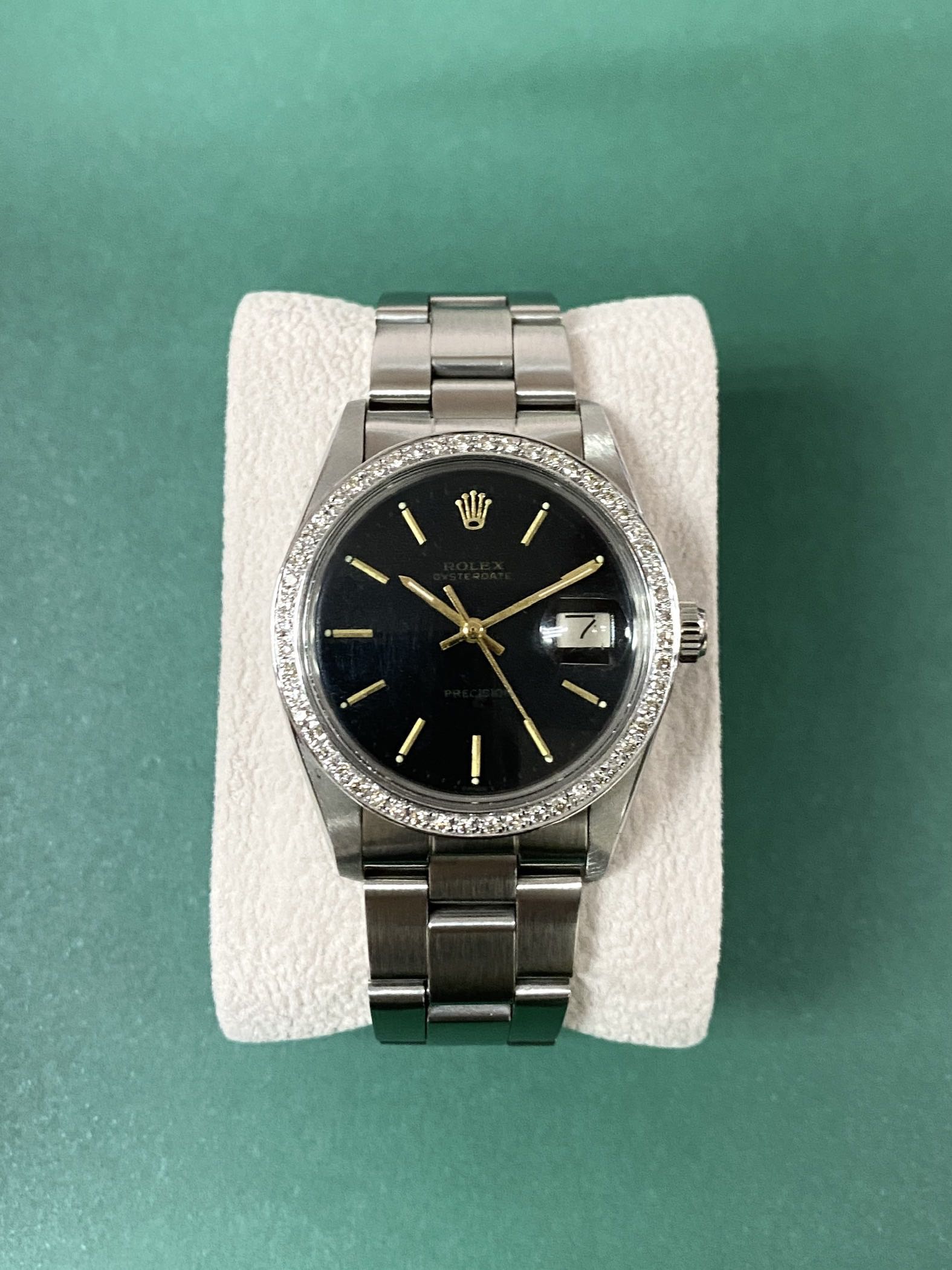 Custom Diamond Bezel for Rolex Oyster (0.7ct) , Luxury, Watches on ...