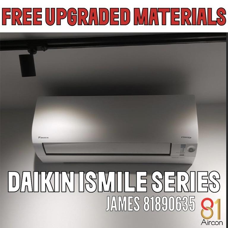 Daikin iSmile aircon [5Ticks] [System 2/3/4] [Built in Wifi], TV & Home ...