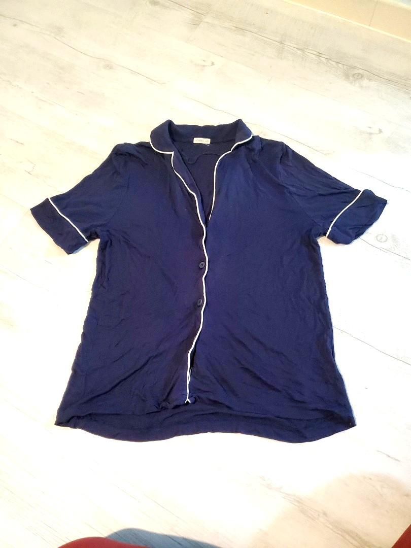 Dark Blue Pyjamas Top #ToaPayohMRT, Women's Fashion, New Undergarments ...