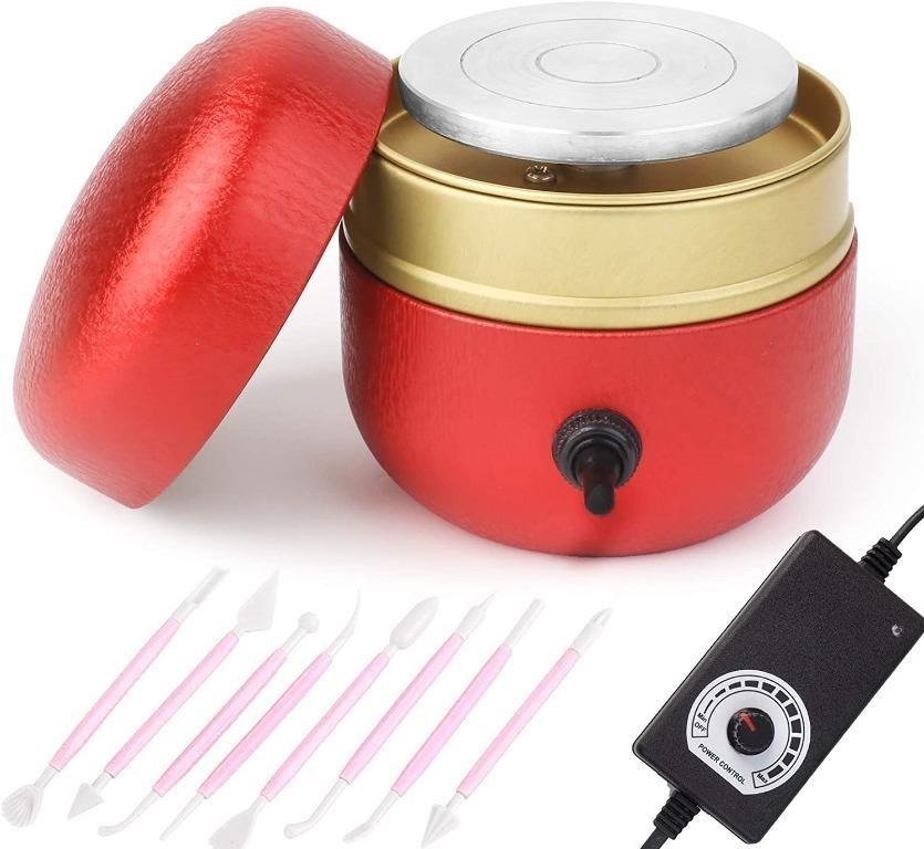 E2078 Mini Pottery Wheel, Adjustable Speed Electric Pottery Machine ...