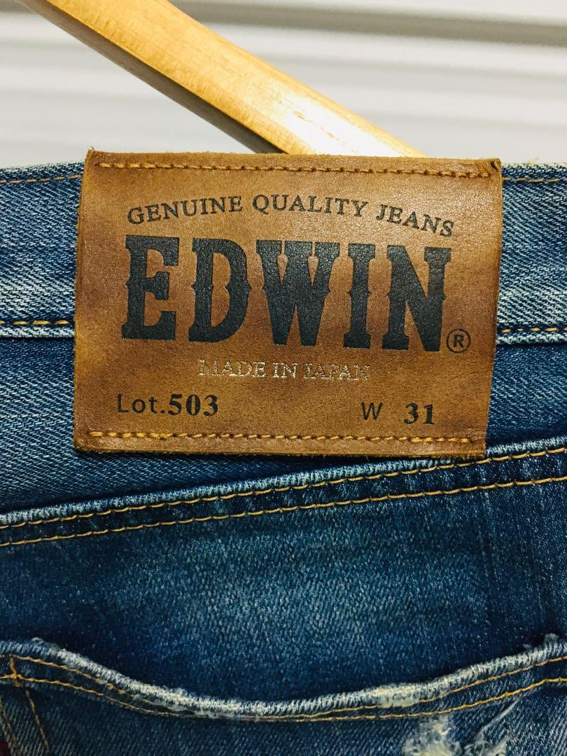 Edwin Jeans Made in Japan, Men's Fashion, Bottoms, Jeans on Carousell