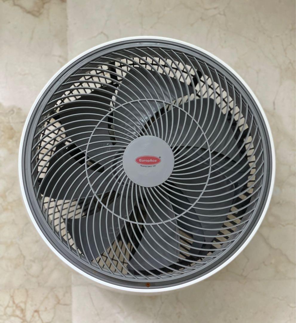 EuropAce 12” wall fan, Furniture & Home Living, Lighting & Fans, Fans ...