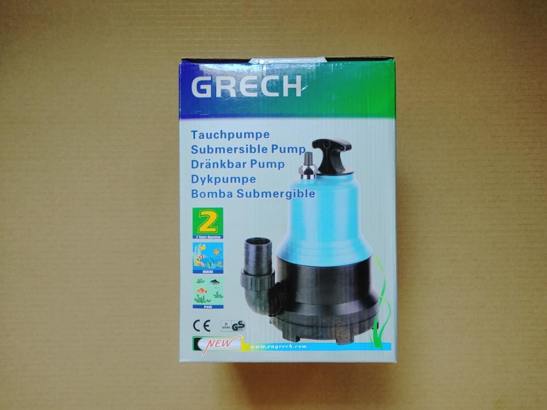 Grech Aquarium Pond Water Pump Submersible, Pet Supplies, Homes & Other ...