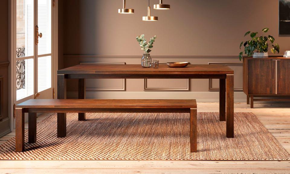 Grey and Sanders Maine Extendable Dining Table and 6 Chairs, Furniture ...