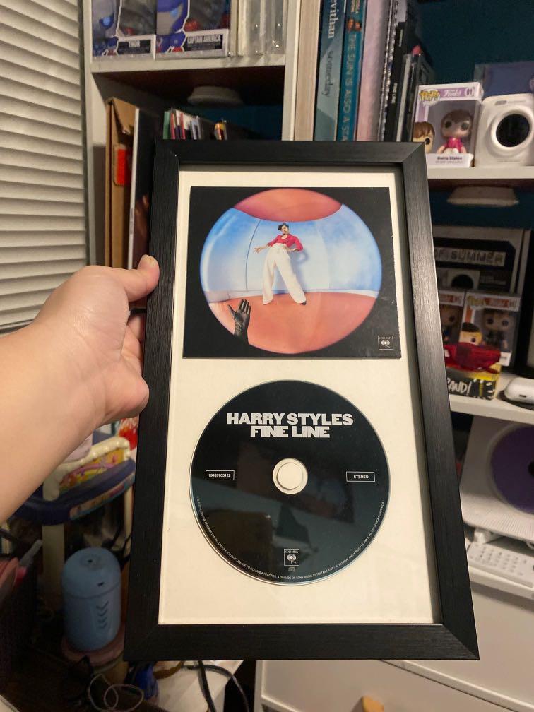 HARRY STYLES FINE LINE CD PLAQUE DISPLAY ONE DIRECTION, Hobbies & Toys ...