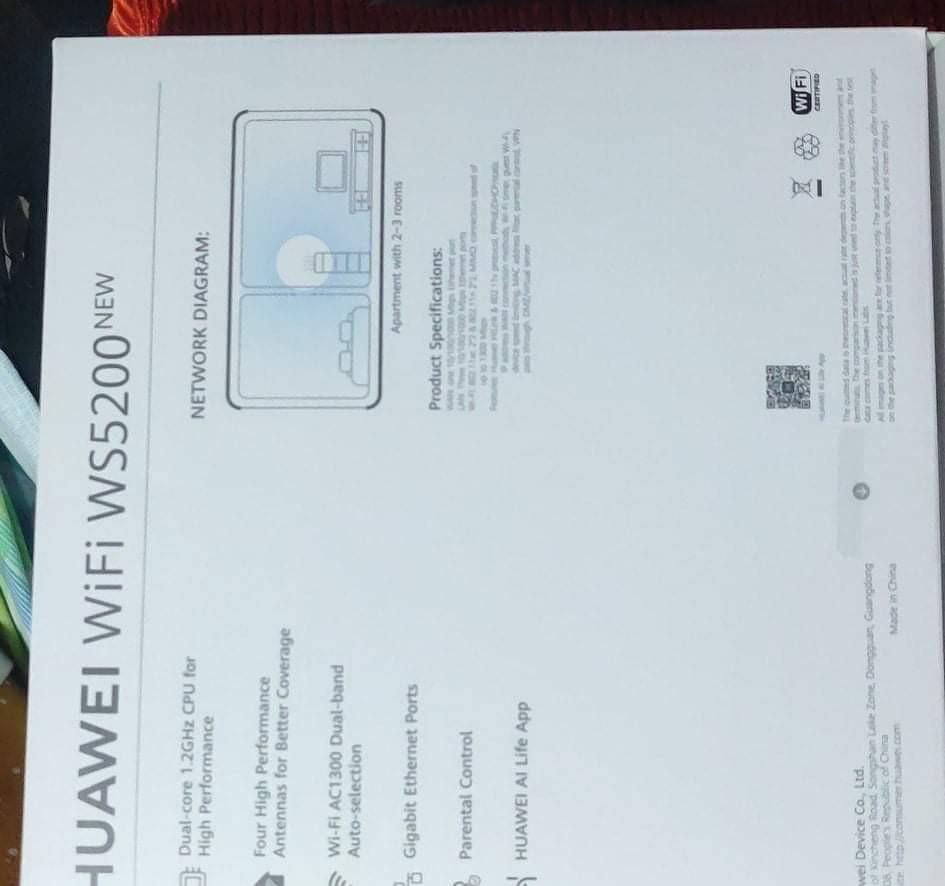 HUAWEI WIFI ROUTER 5G WS5200, Computers & Tech, Parts & Accessories ...