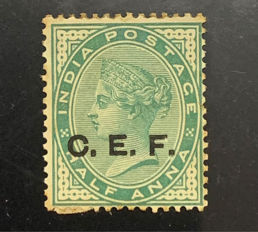 India CEF China Expeditionary Force overprint Queen Victoria stamp MINT ...