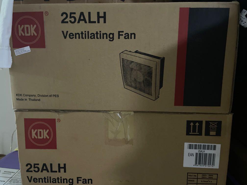 KDK Ventilation fan - 25ALH, Furniture & Home Living, Lighting & Fans ...