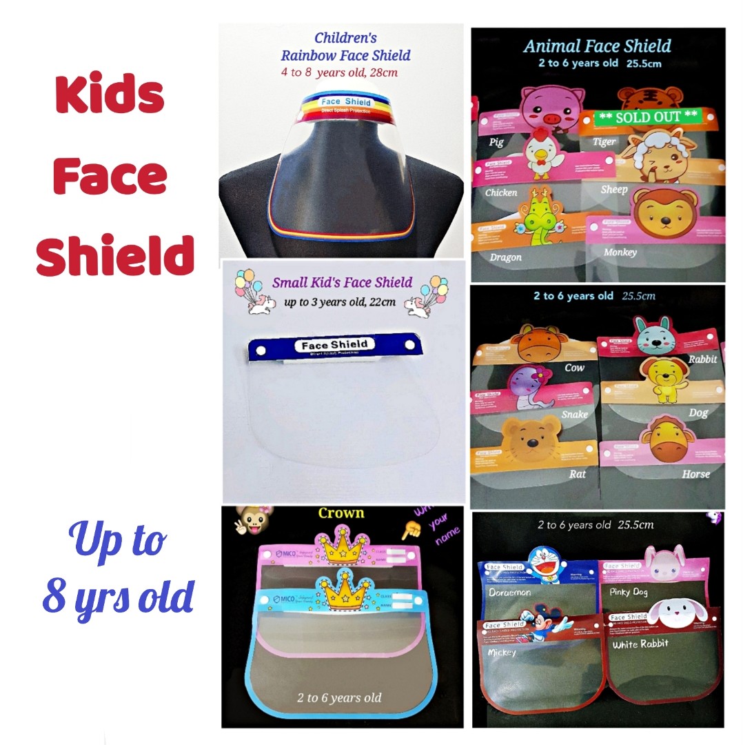 FREE Kids Face Shield - Read description, Babies & Kids, Babies & Kids ...