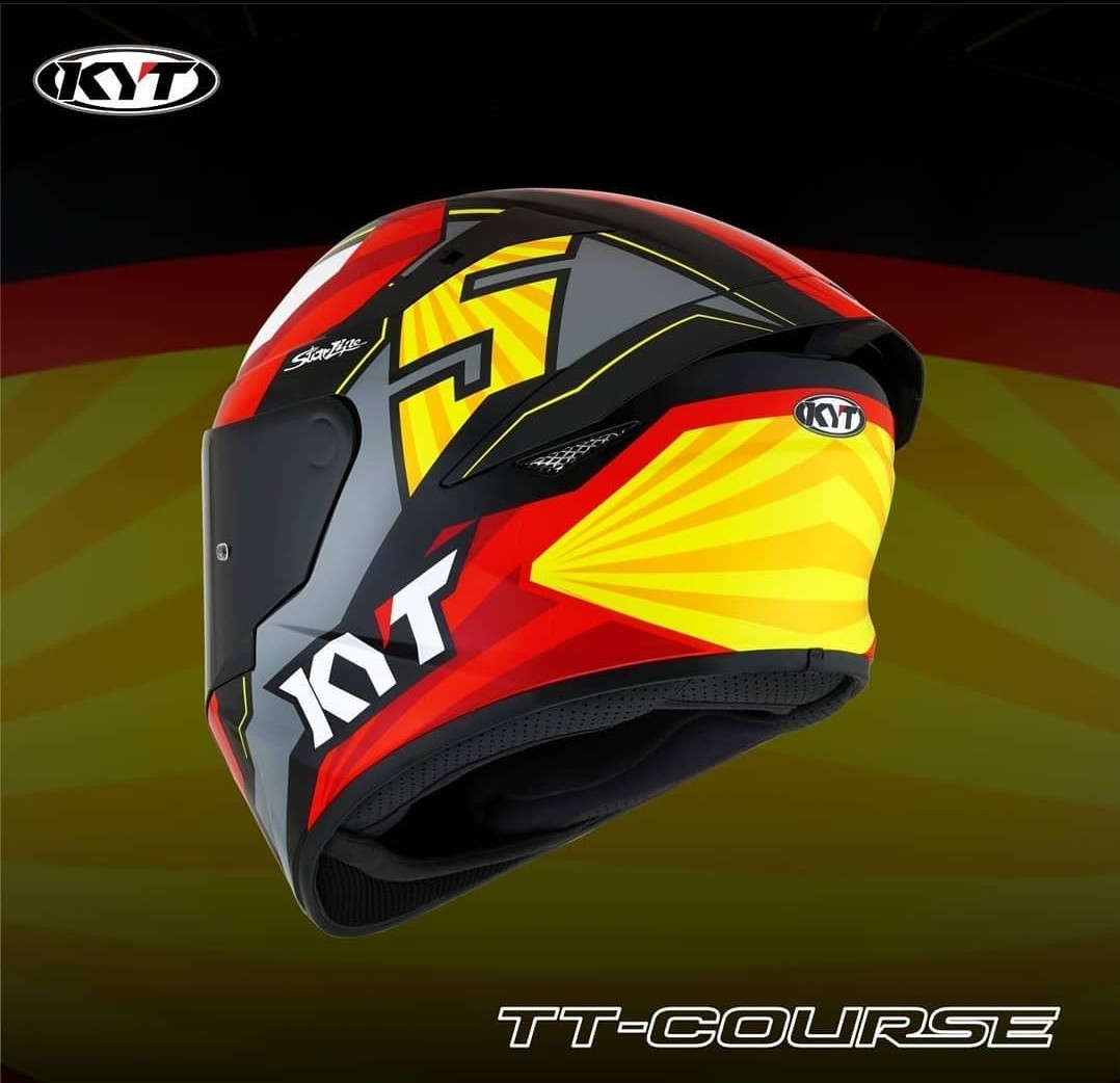 KYT TT-Course Flux, Motorbikes, Motorbike Parts & Accessories, Helmets ...