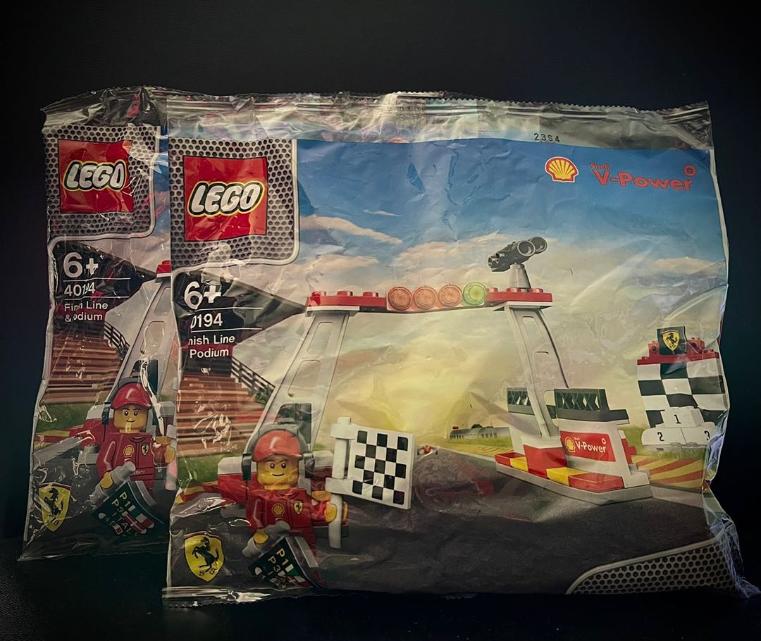 Lego Shell Finish Line Podium 40194, Hobbies & Toys, Toys & Games on ...