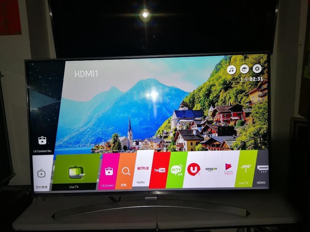 LG 65吋 65inch 65 UH8500 4k smart tv 電視, 家庭電器, 電視 & 其他娛樂, 電視 - Carousell