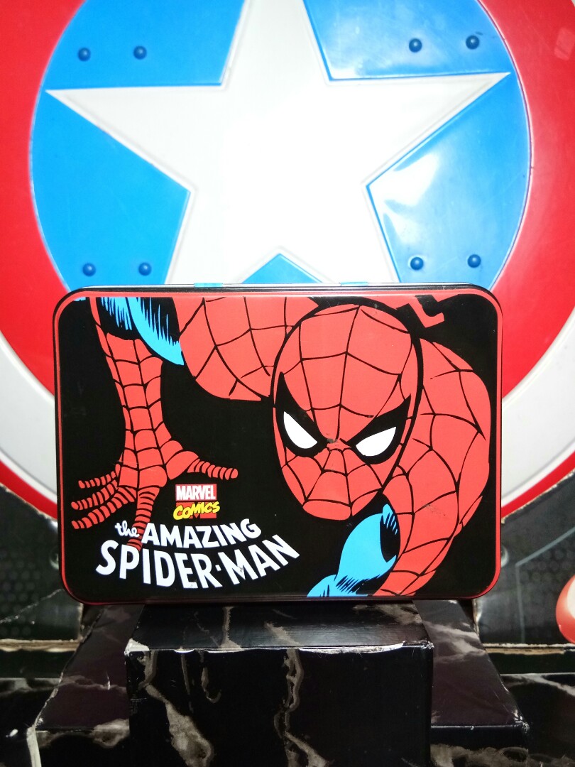 Marvel Comics The Amazing Spider-Man Collector Tin Spiderman 2 Decks of ...