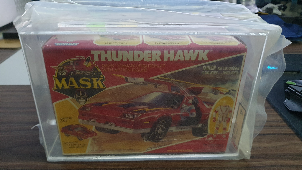 M.A.S.K. MASK Thunderhawk Sealed AFA-80 on Carousell