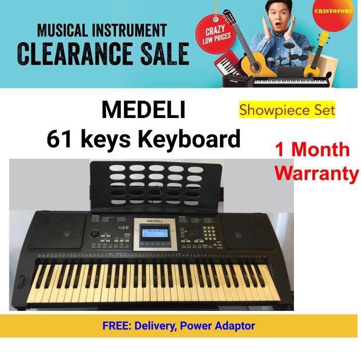 MEDELI Keyboard 61 keys (Showpiece set) M15, Hobbies & Toys, Music ...