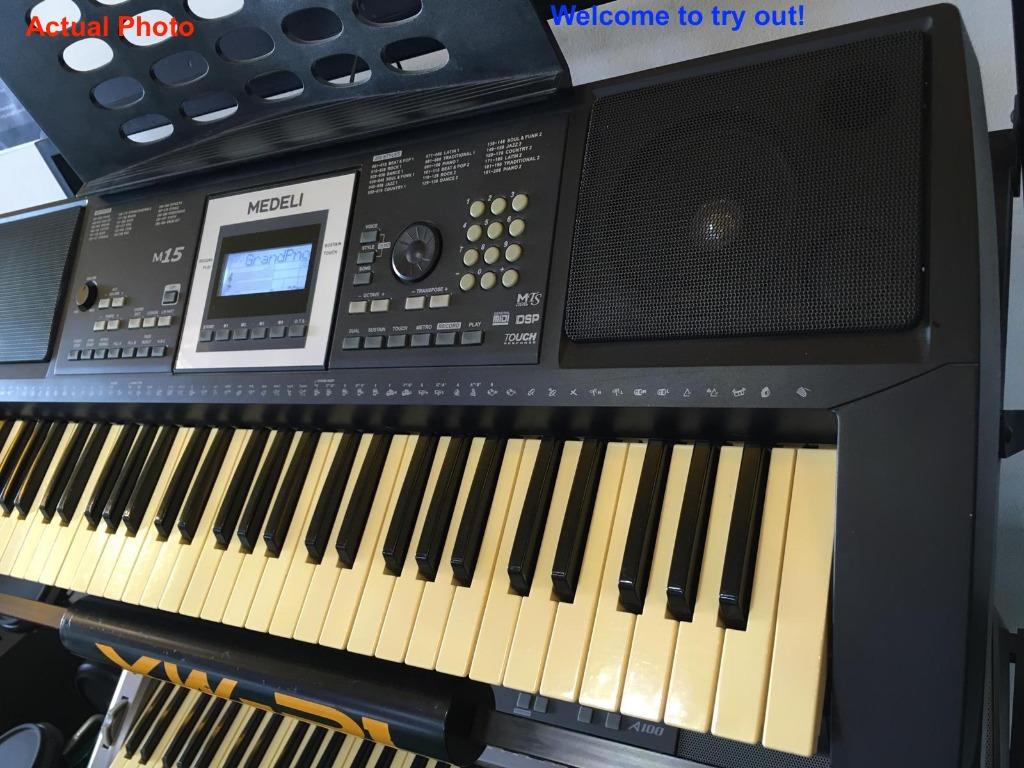 MEDELI Keyboard 61 keys (Showpiece set) M15, Hobbies & Toys, Music ...