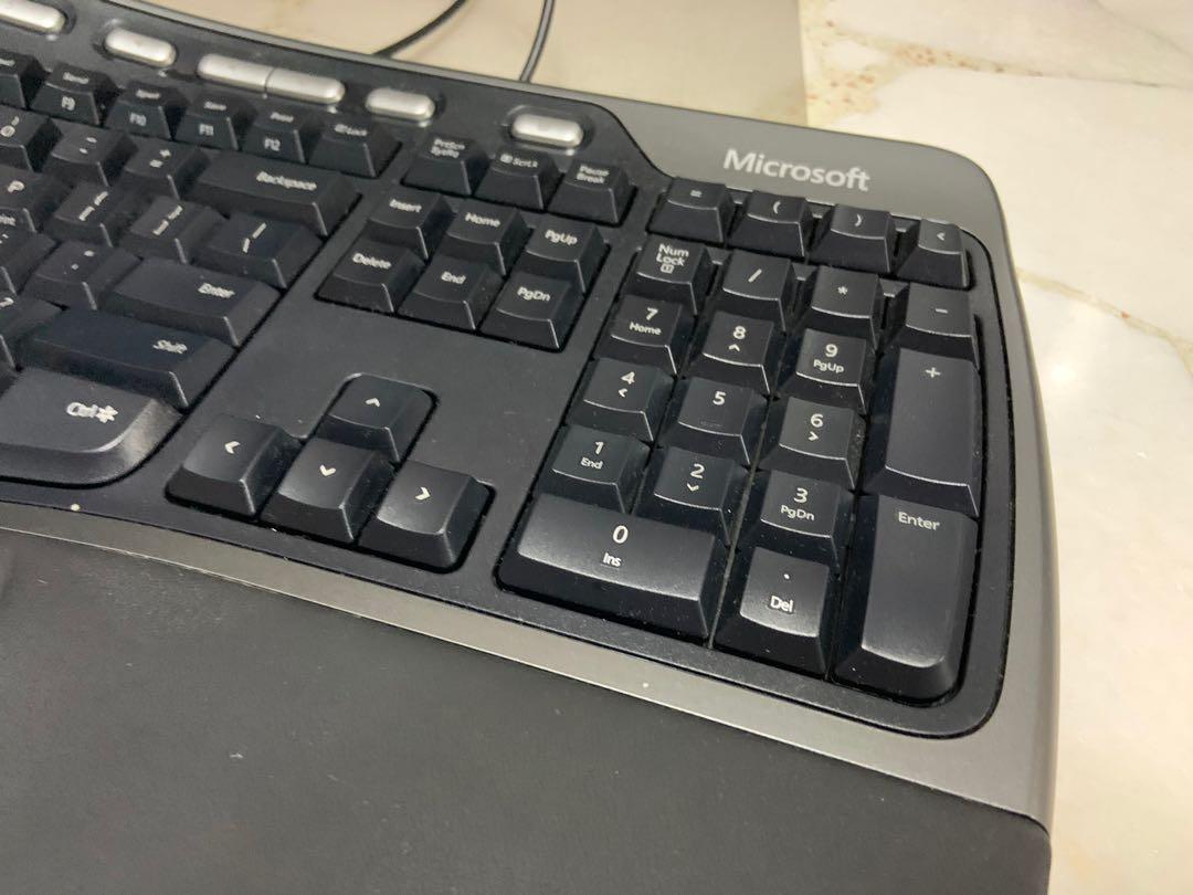 Microsoft Ergo Keyboard, Computers & Tech, Parts & Accessories ...