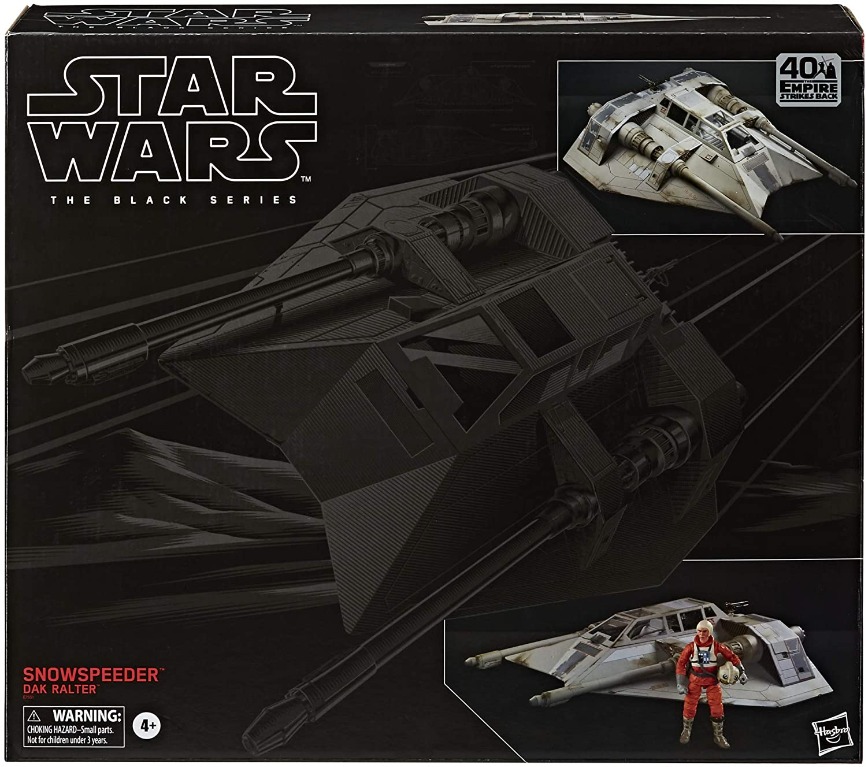 (MOKA 美版現貨) 1/12 黑盒 星球大戰 路克 天行者 絕地武士 JEDI 戰機 飛行器 Star Wars The Black Series Snowspeeder Vehicle ...