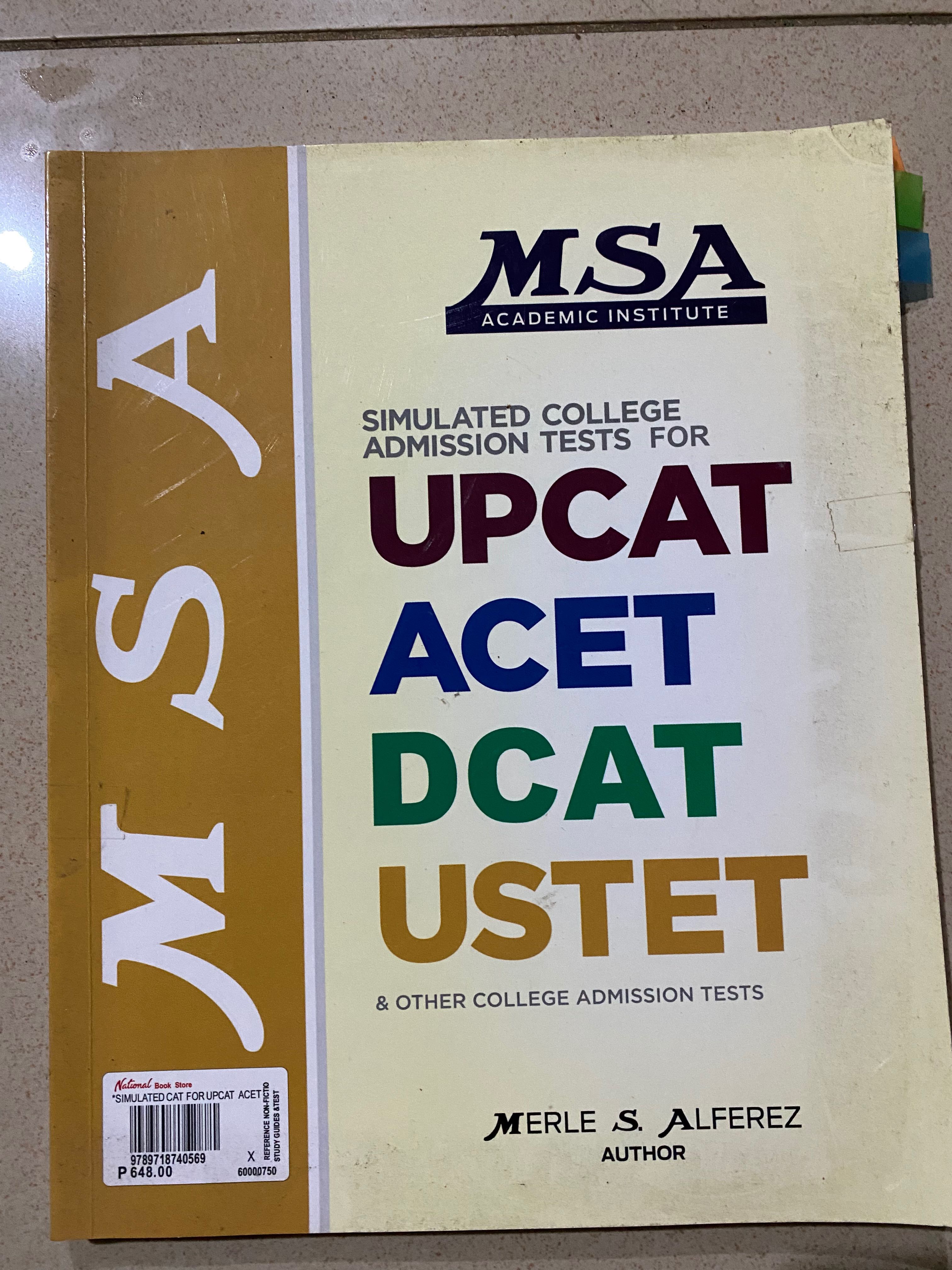 MSA Reviewer, Hobbies & Toys, Books & Magazines, Assessment Books on ...