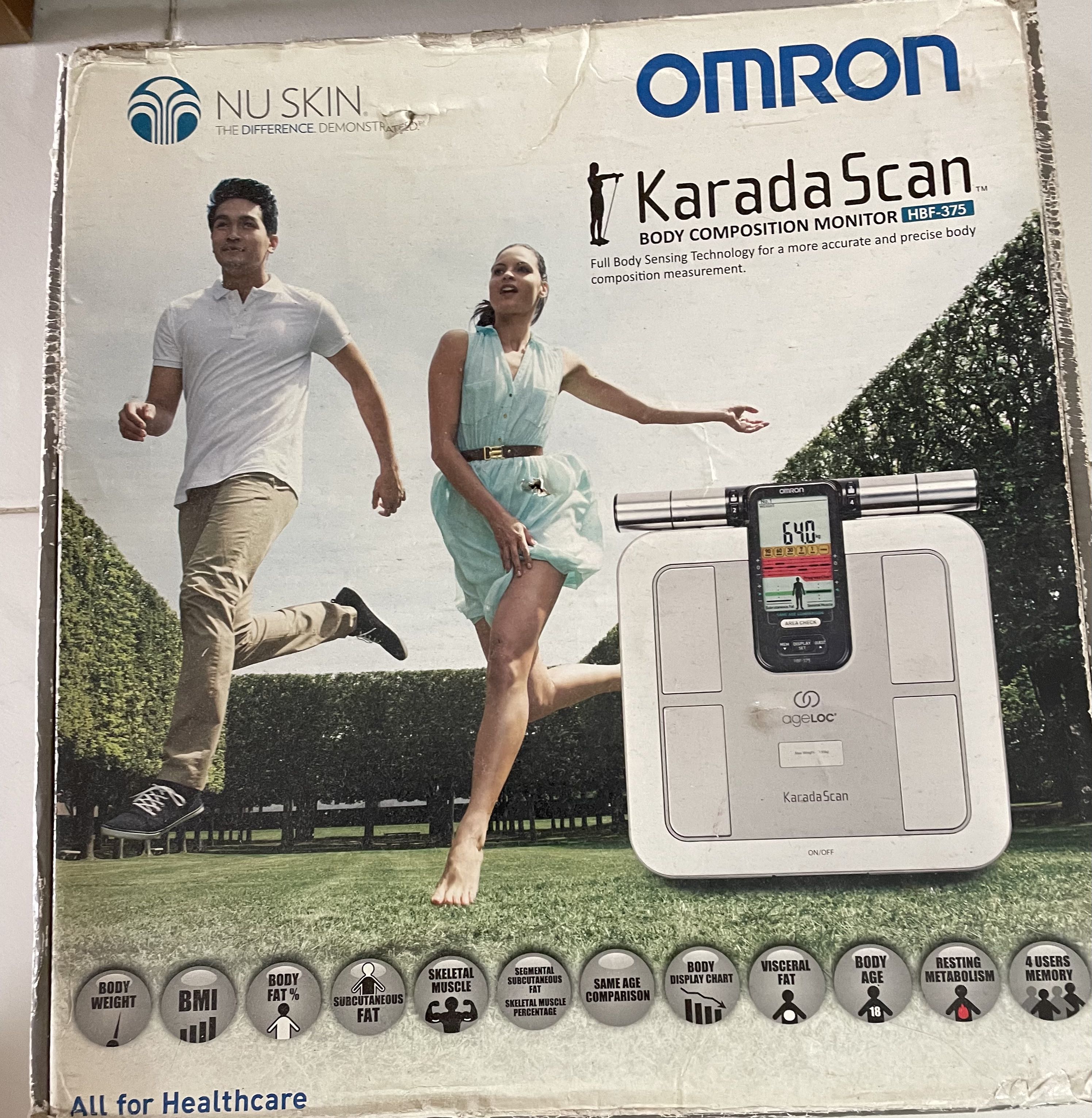 Omron Karada Scan Nuskin, Health & Nutrition, Health Monitors ...