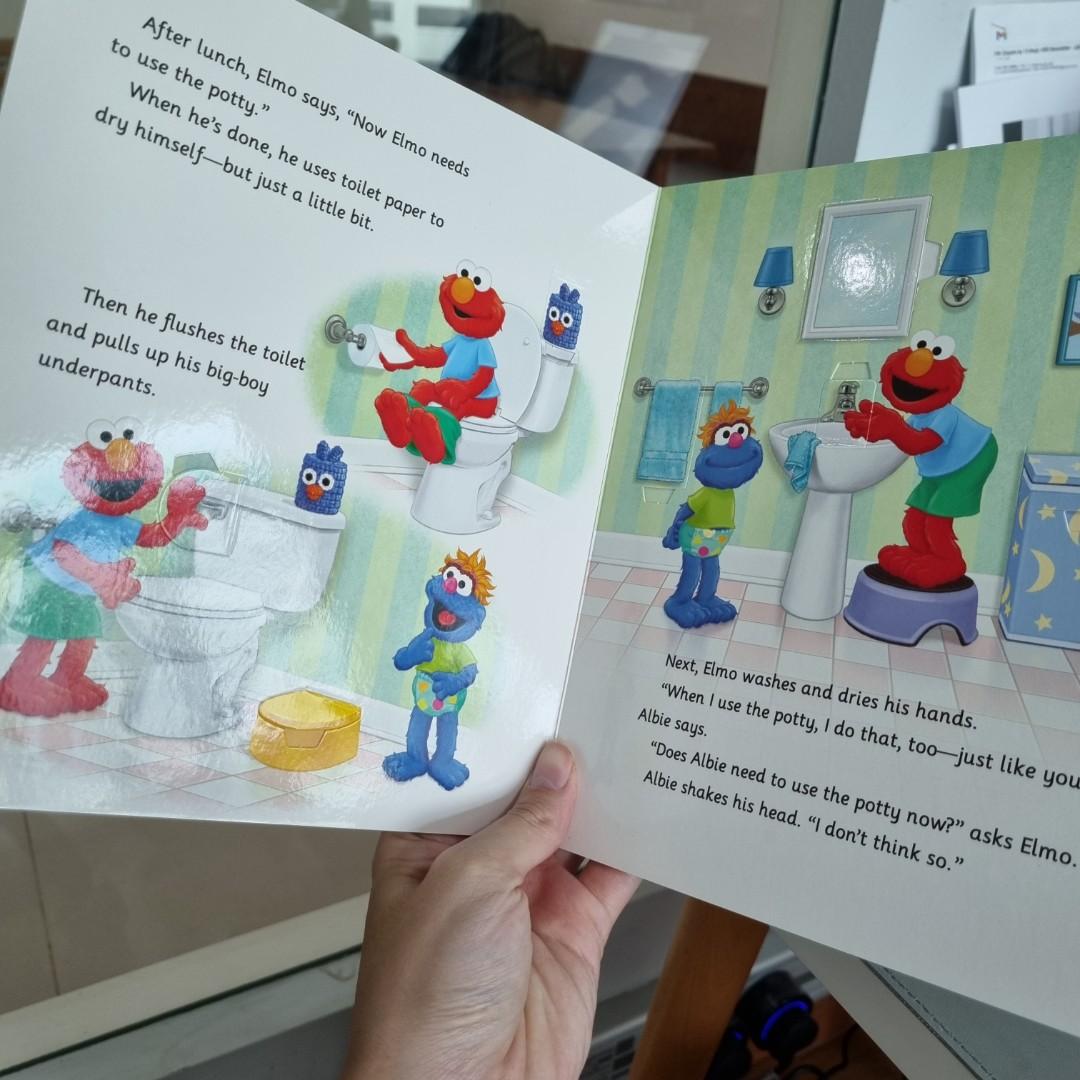 P IS FOR POTTY SESAME STREET TOILET TRAINING BOOK, Hobbies & Toys ...