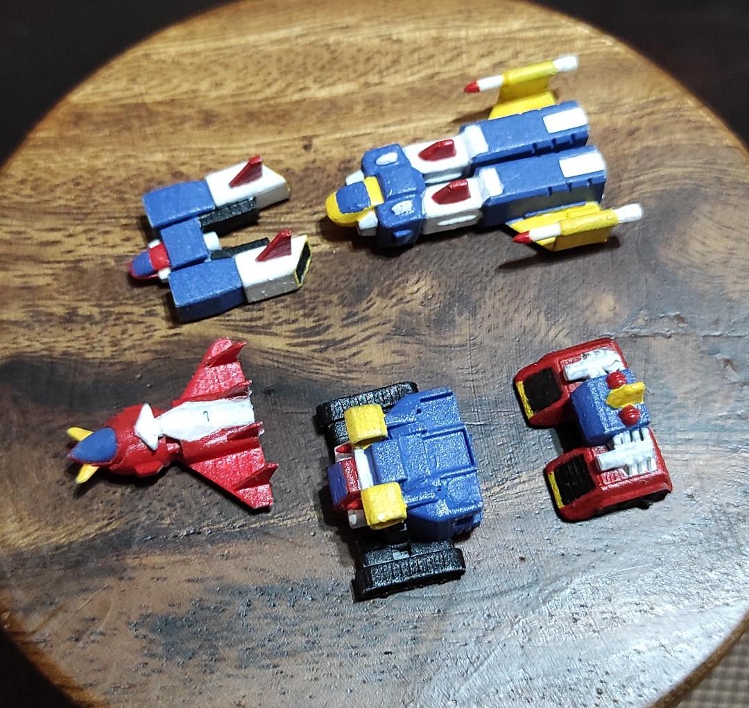 Painted Voltes V 3D Printed Miniature Volt Machines Set, Hobbies & Toys ...