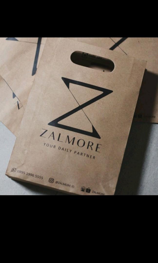 paper bag zalmore new, Fesyen Wanita, Pakaian Wanita, Atasan di Carousell