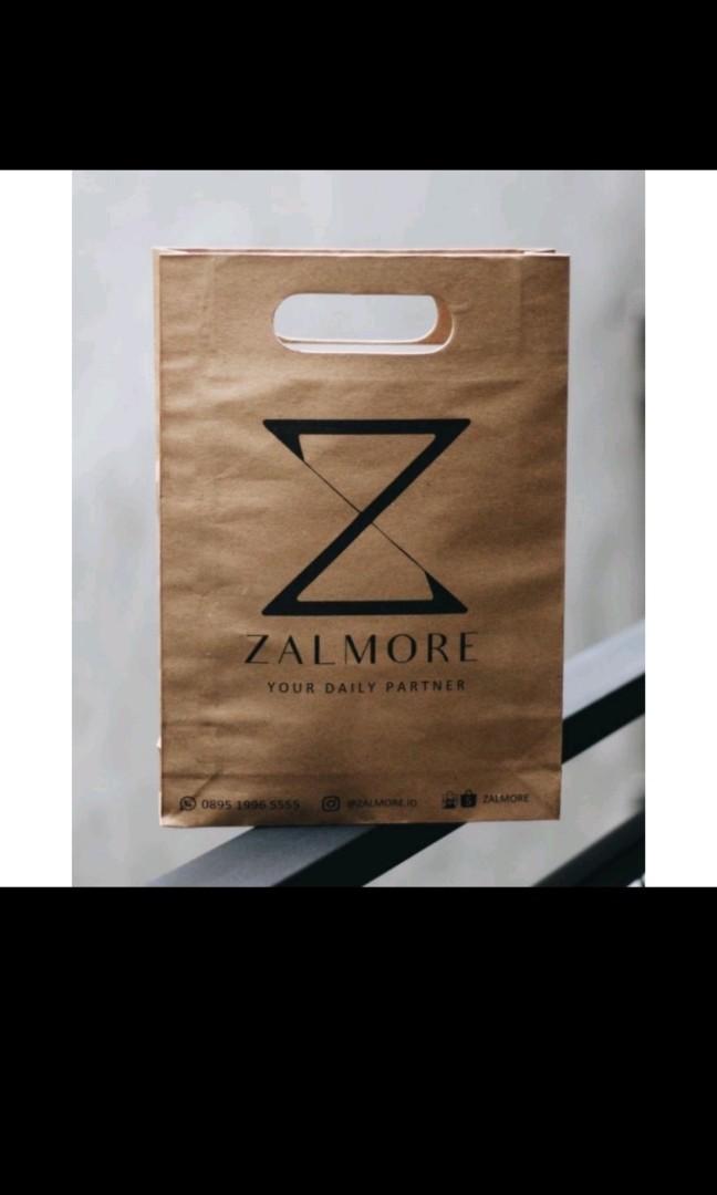 paper bag zalmore new, Fesyen Wanita, Pakaian Wanita, Atasan di Carousell