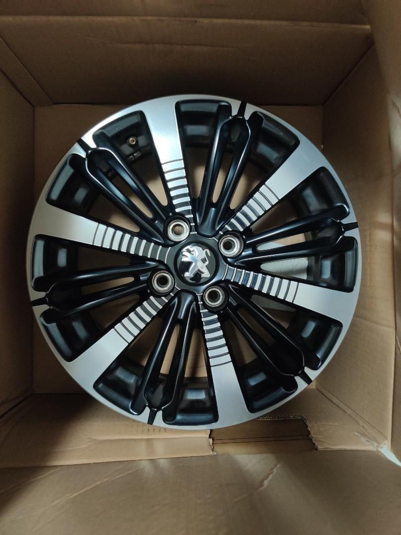 Peugeot 4x108 16" rims, Car Accessories, Tyres & Rims on Carousell