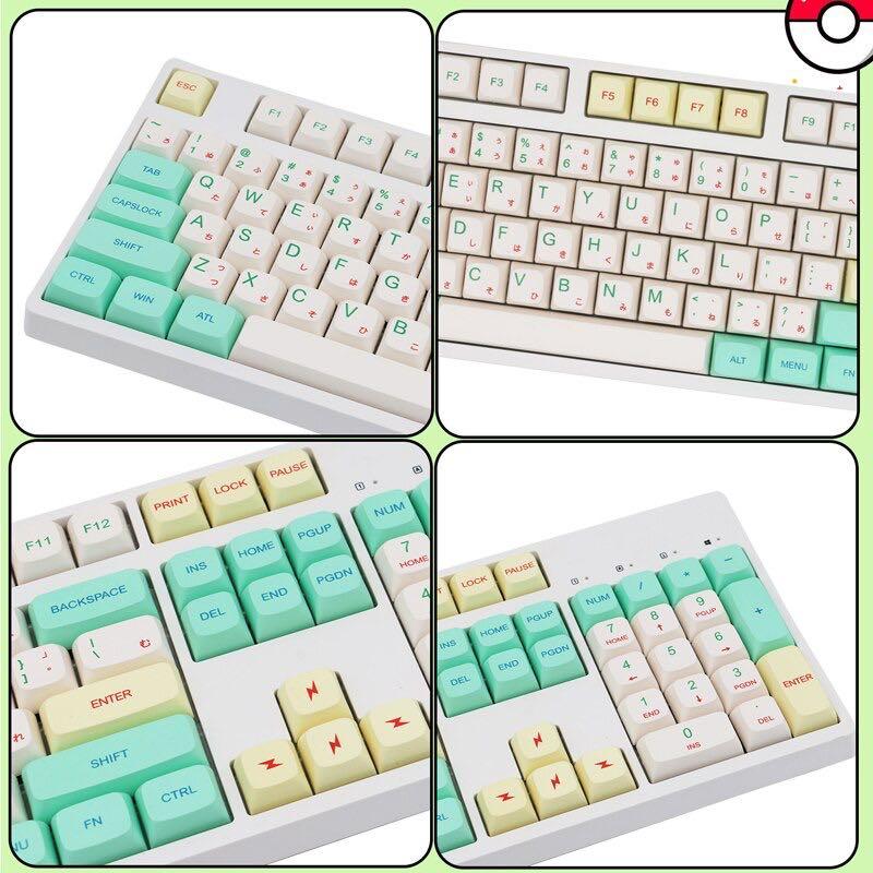 Pokemon Mechanical Keyboard PBT Keycaps, Computers & Tech, Parts ...