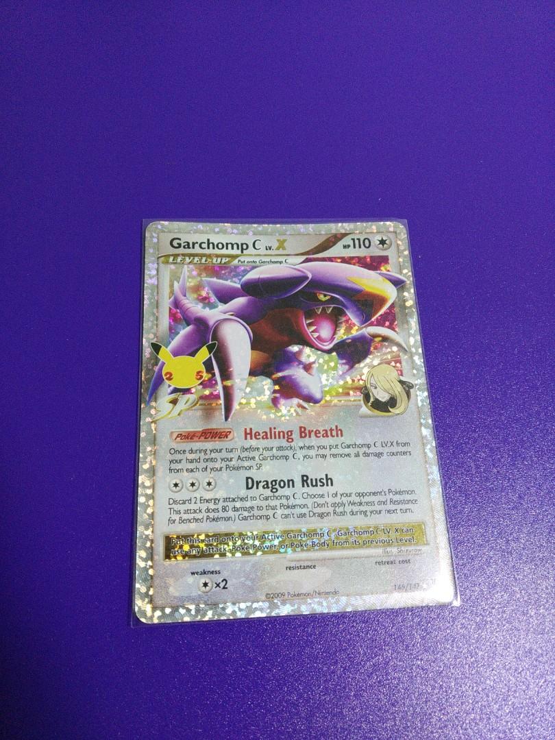 Pokemon TCG Garchomp C Lv.X Ultra Rare - Celebrations Classic ...