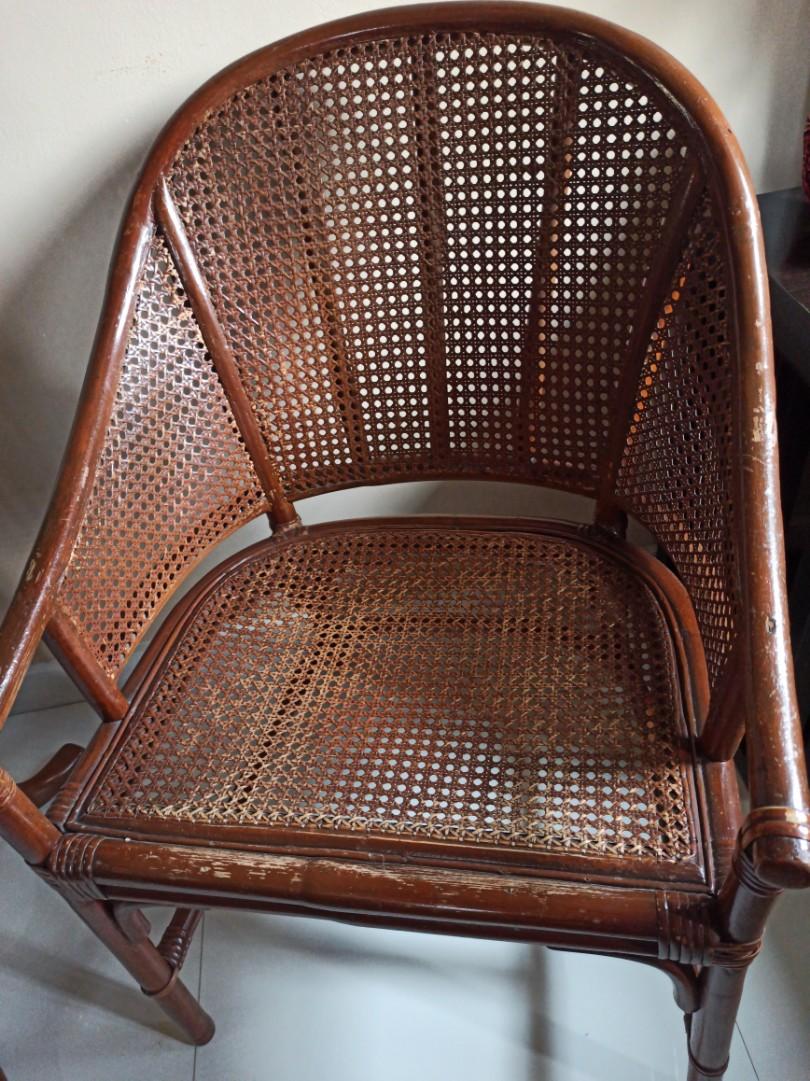 Rattan chairs with solihiya, Furniture & Home Living, Furniture, Chairs ...