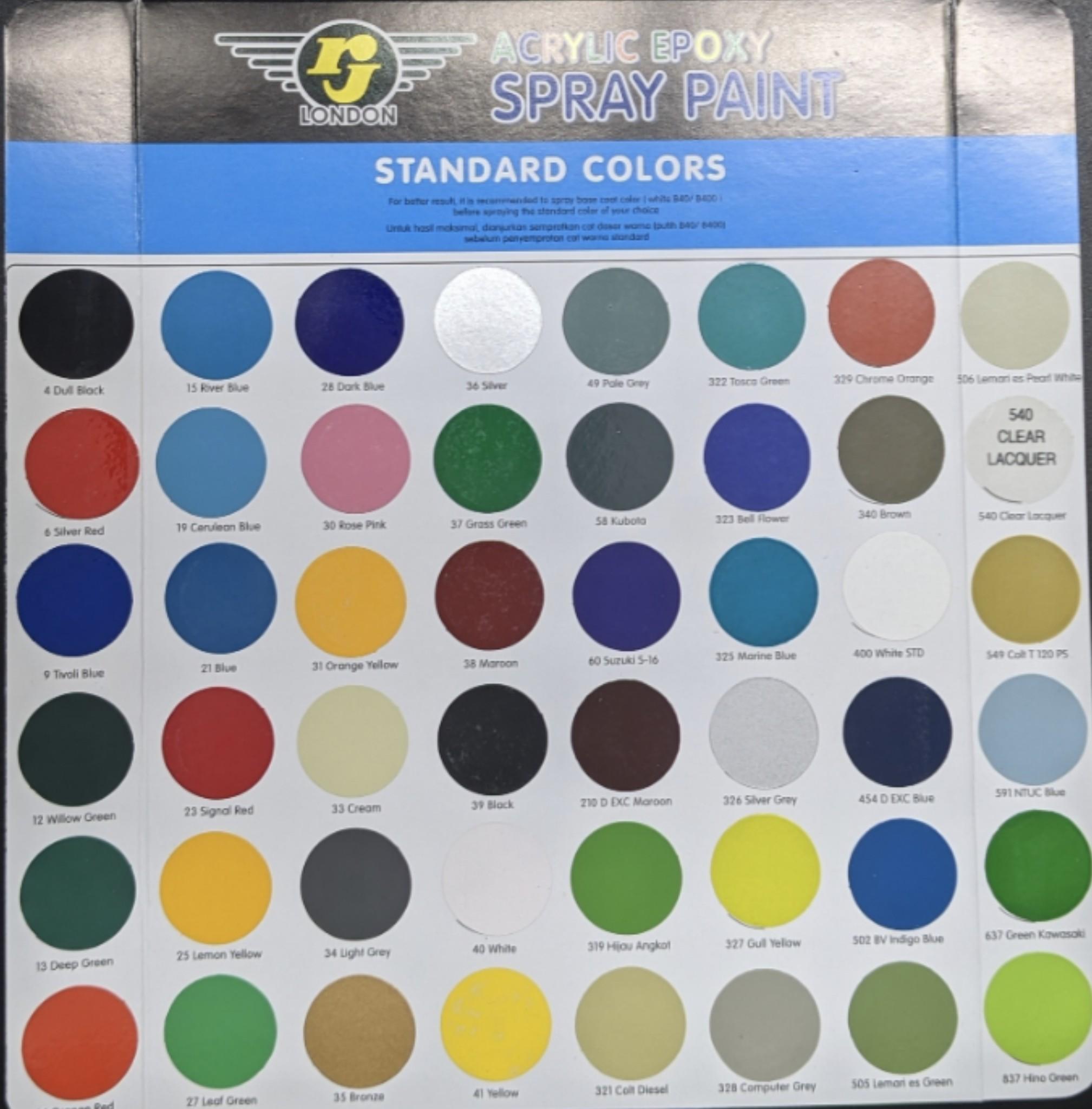 RJ Acrylic Expoxy Spray Paint, Hobbies & Toys, Stationery & Craft ...
