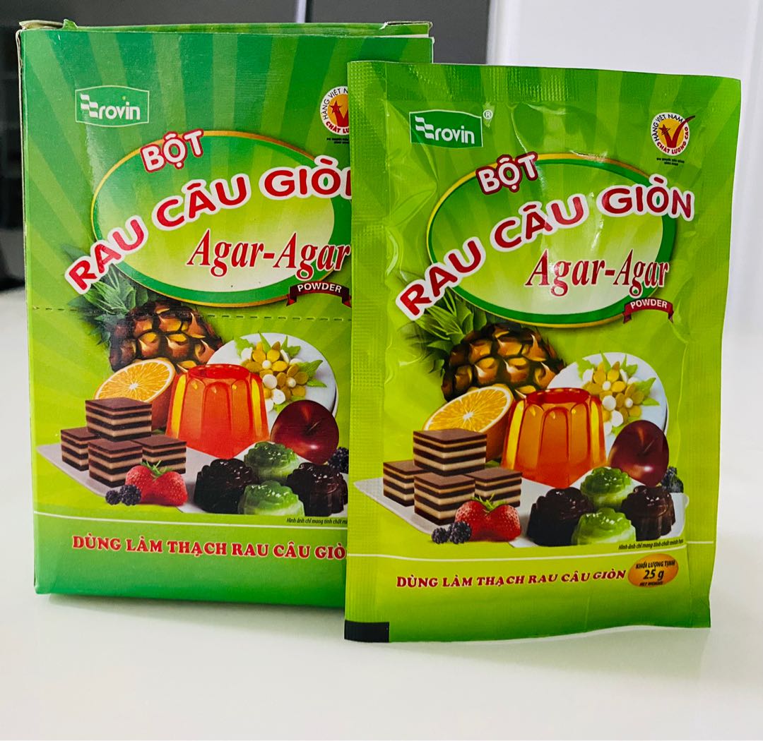 Rovin Agar Agar Powder, Food & Drinks, Homemade Bakes on Carousell