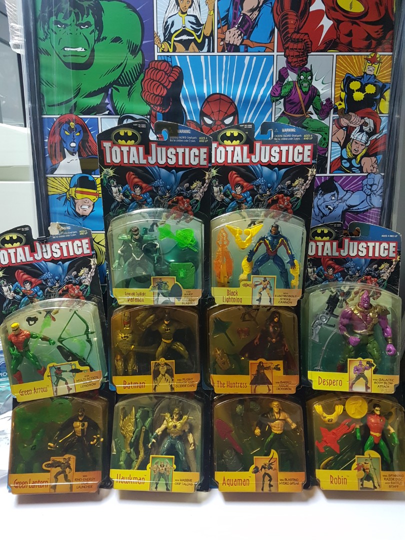 Set of 10 total justice figures, Hobbies & Toys, Toys & Games on Carousell