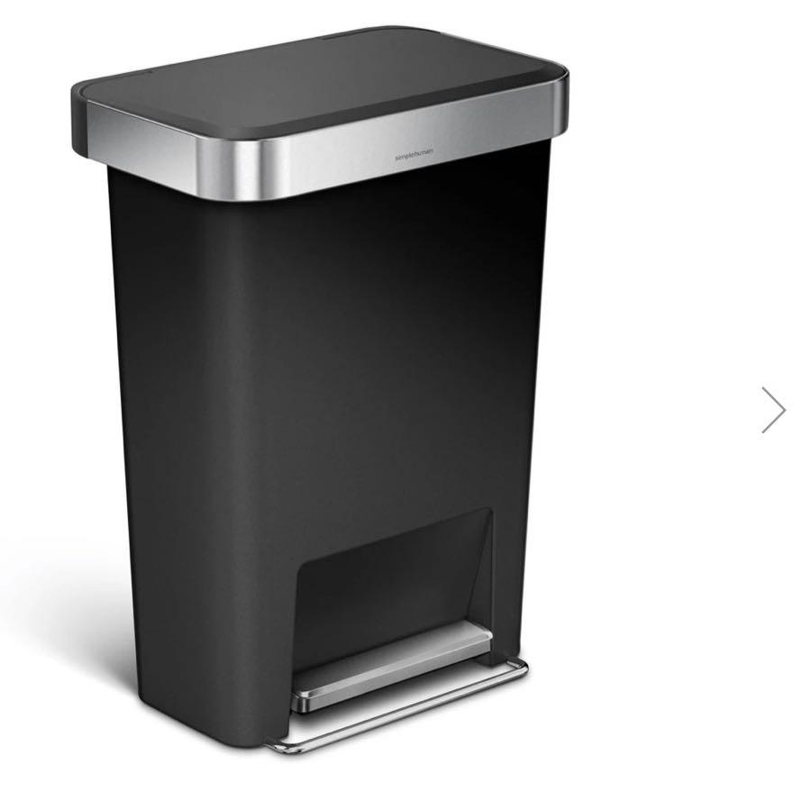 Simple Human Dustbin 45L, Furniture & Home Living, Bathroom & Kitchen ...